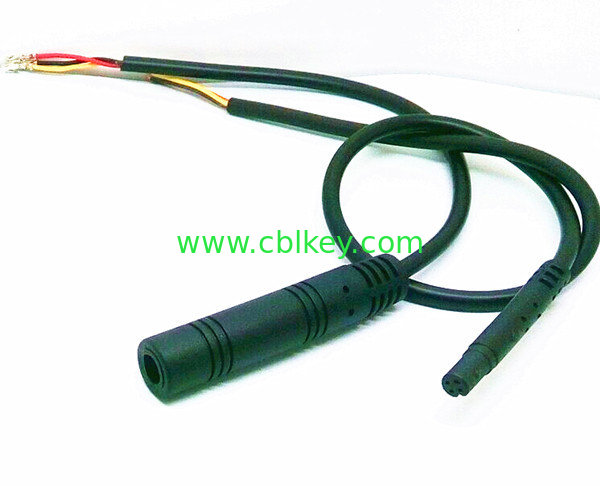 Custom Waterproof car camera 4pin male to female extension camera cable for BMW
