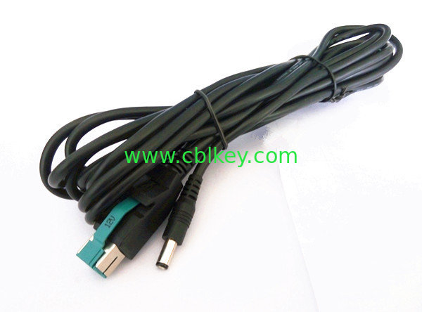 3M 12V Powered usb to 5.5*2.1 DC plug power cable for IBM