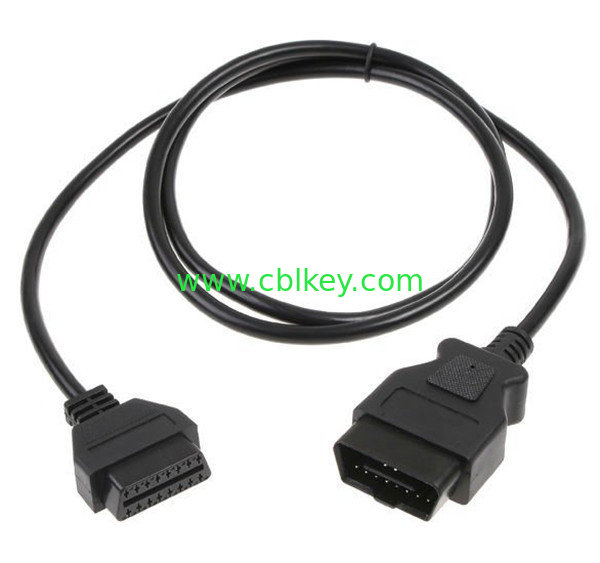 ELM327 OBD2 16 Pin Male To Female CABLE, J1962M to J1962F, OBD II Extension Cable