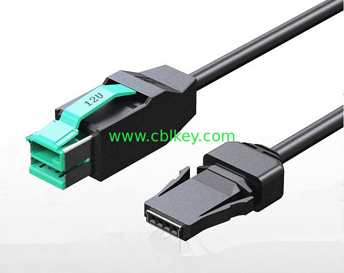 FRU42M5606 USB Keyboard Long cable Powered USB 12V to 1x4PIN 3.8M cable for IBM