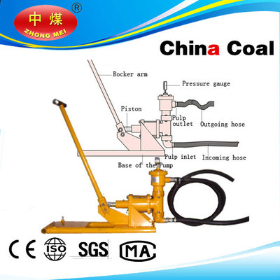 portable grouting pump for padding, reinforced