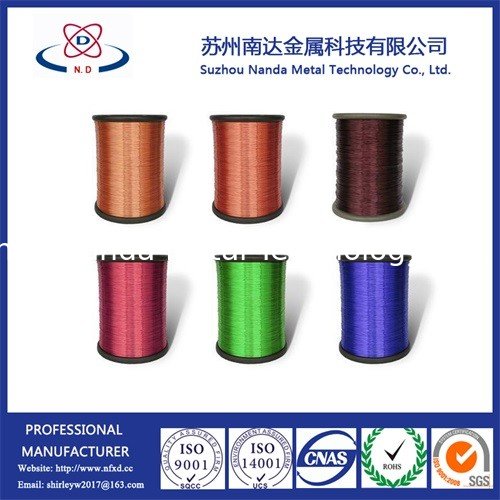 Enameled Aluminum Wire, EAW for motor, Pew/Polyester, SWG11-38, factory supply enameled wire