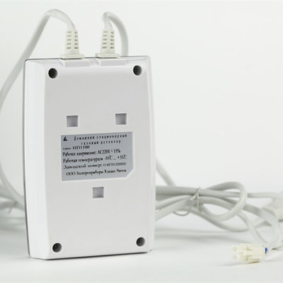 Natural gas alarm with shutoff valve for home use