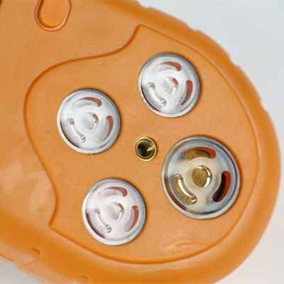 Personal 2 in 1 multi gas monitor for ammonia NH3 and H2S with data logging and self test for manhole
