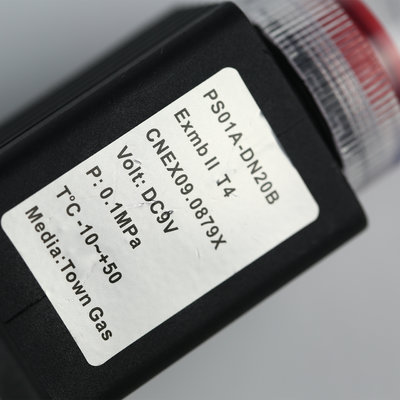 Gas automatic shut off valve DN15 for 1/2" pipeline working with gas leak detector