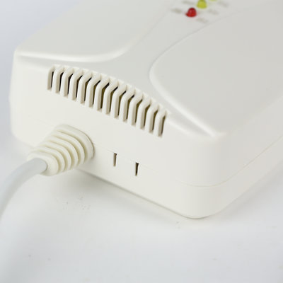 Methane gas detector alarm for commercial and kitchen use, with patented appearance and relay output
