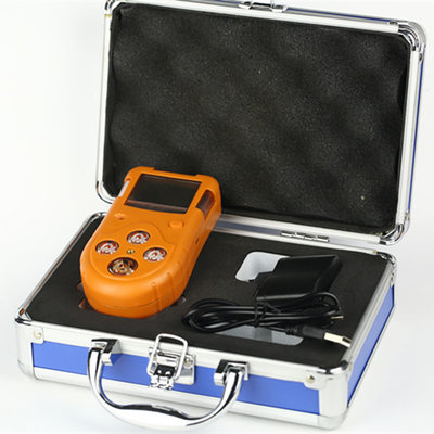 Portable Multi gas monitor for h2s,co,oxygen and ch4 methane gas with self test and data logging