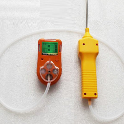 Multi gas sensor detector,handheld,for personal security and protection with pump