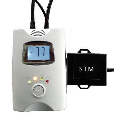 LPG gas leak detector for home use with GSM making phone call and text when alarm