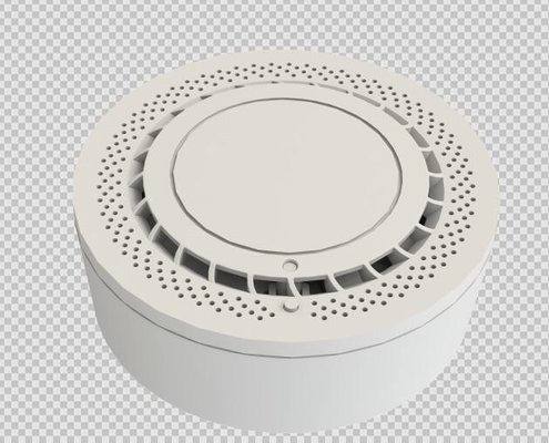 Standalone smoke detector with DC 3V battery and CE approval from Chinese factory with ISO ,lifetime of 2 years