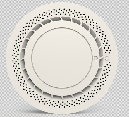 Standalone fire alarm with white color ,sound and light alert,DC3V battery ,detecting smoke indoor