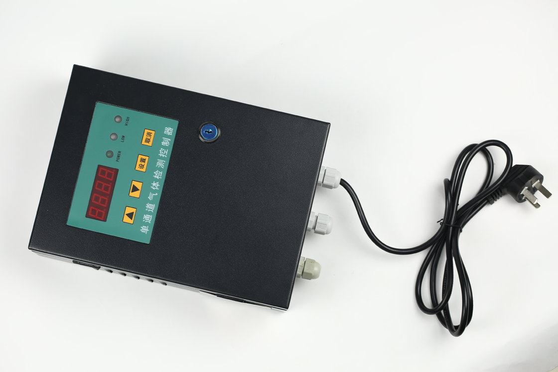 Gas control panel capable of managing 1 gas detectors with RS485 output and 3 relay output