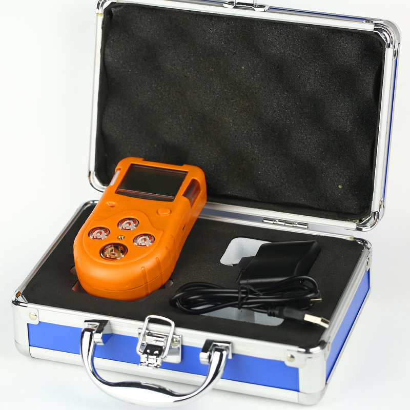 Portable multi biogas detector monitor to detect CH4 gas density and alarms for personal