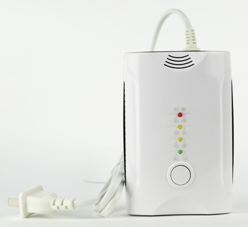 Household CO leak detector with self test, self calibration for home and commercial use