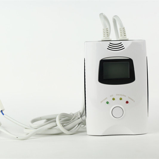Dual gas alarm for carbon monoxide and lpg gas used indoor
