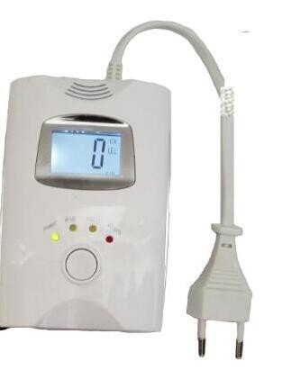 Carbon Monoxide Alarm with Backup Battery ,large LCD and valve output for home kitchen use