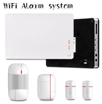 Wifi smart home system for door sensor, medical sensor and motion sensor