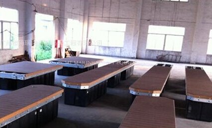 Aluminum Frame floating boat dock