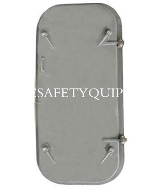 Marine Ship Boat Steel/Aluminum 4-dog Hinged Watertight Door