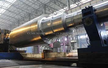 Forged marine shaft and propeller