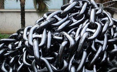 Offshore Mooring Black Tarred U2 U3 Stud link used anchor chain