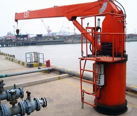 Marine Crane with Hydraulic Telescopic Booms