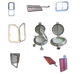 Aluminum marine window