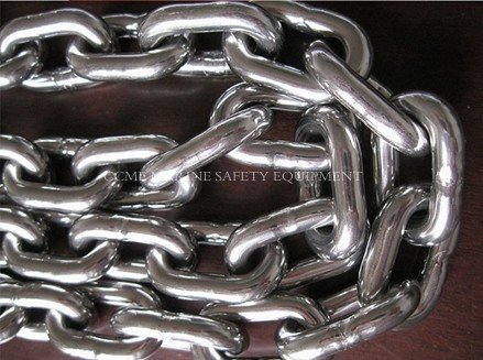Offshore Mooring Black Tarred U2 U3 Stud link used anchor chain