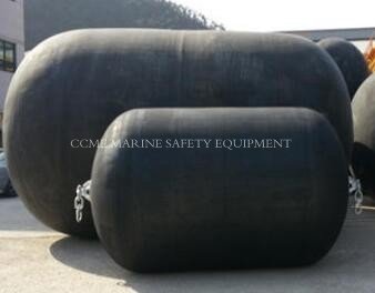 D3mxL6.5m Pneumatic Rubber Fender with chains and tyres