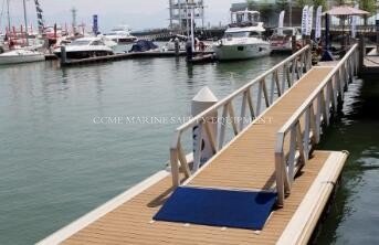 Factory Price Floating Deck Barges For Sale docking floating pontoons systems