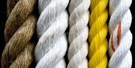 Nylon braided mooring rope, 3 strands, 6 strands, 8 strands, 12 strands