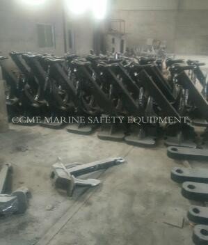 Shipbuilding Marine Casting Anchor Hall type anchor Stockless type anchor