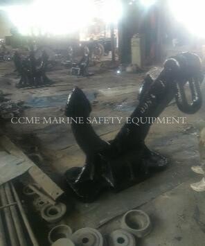 Shipbuilding Marine Casting Anchor Hall type anchor Stockless type anchor