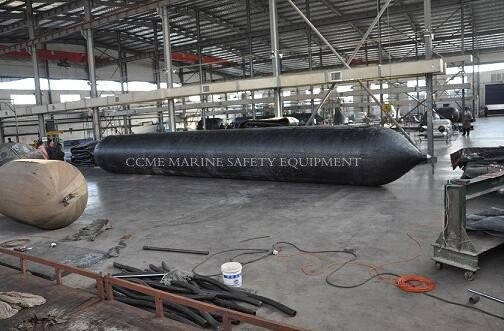 Pneumatic rubber ship launching airbag / marine airbag for ship launching