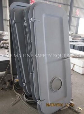 Marine Ship Steel Hinged Weathertight Door with Radius Corner