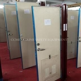 Marine Ship Steel Hinged Weathertight Door with Radius Corner