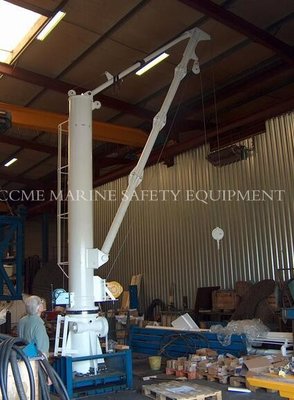 Marine Crane with Hydraulic Telescopic Booms