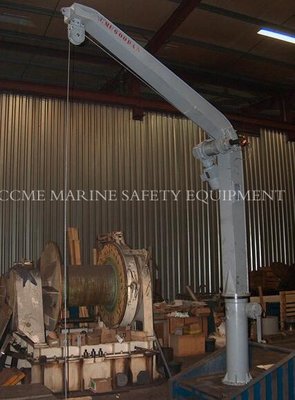 Marine Crane with Hydraulic Telescopic Booms