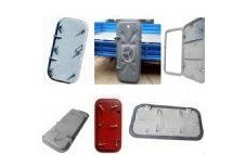 Marine Steel Single Handle Door, Watertight Aluminum Door