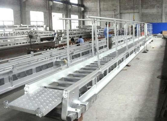 14m Accommodation Telescopic Aluminium Ladder  Marine Aluminum Gangway