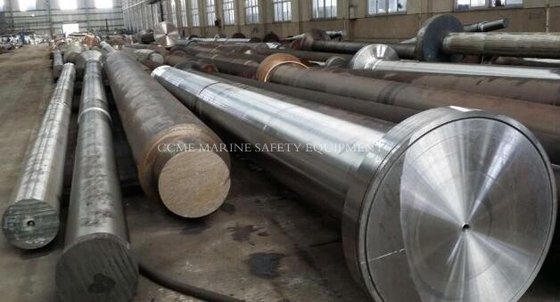 Forged marine shaft and propeller