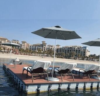 Ocean HDPE Plastic Modular Marine Jet Ski Floating Dock
