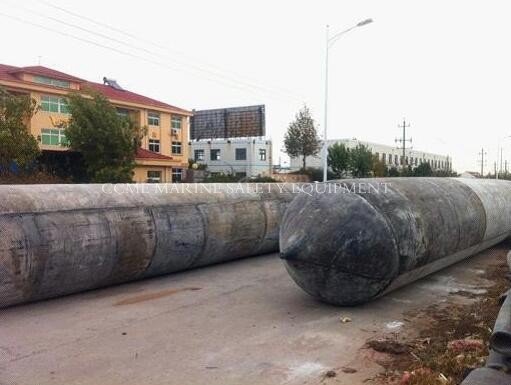 Pneumatic rubber ship launching airbag / marine airbag for ship launching