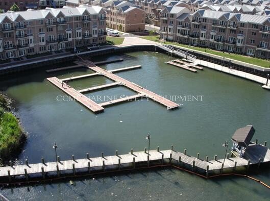 Floating dock foam plastic pontoon