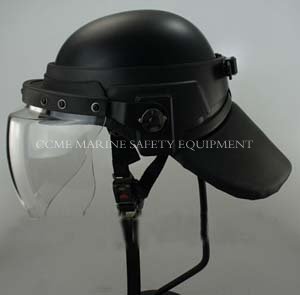 Good Material Police Anti Riot Helmet with PC Face shield and Miltary Riot Helmet