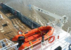 High Speed Rescue Motor Boat with A Type Davit