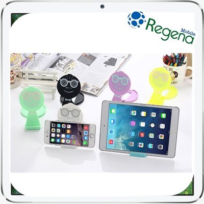 Fancy Folded Mobile Phone Accessory Phone Bracket With Cosmetic Mirror