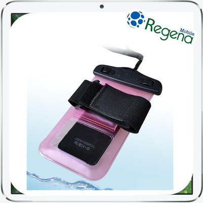 Mobile Phone Accessory Clear Waterproof Pouch Bag Dry Case  with Armband