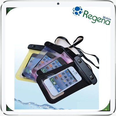 Mobile Phone Accessory Clear Waterproof Pouch Bag Dry Case  with Armband