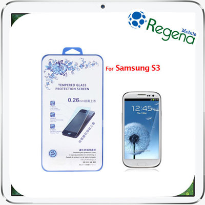 Samsung S3 9H Tempered Glass Lcd Screen Protectors 0.26mm Thickness